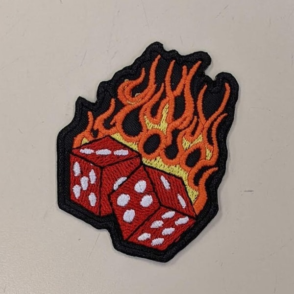 Flaming Dice - Etsy
