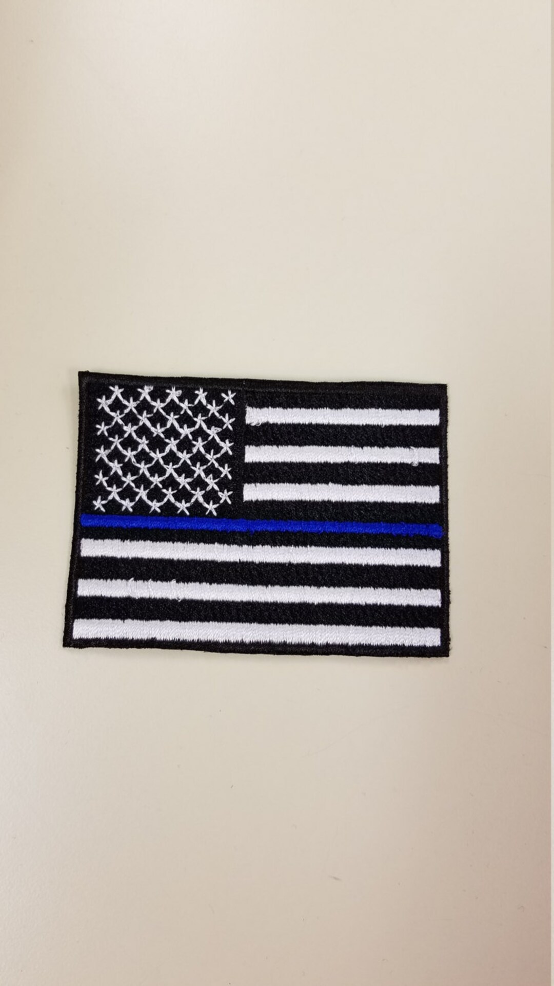 Police Thin Blue Line Flag Patch, American Flag Patch, Firefighter ...
