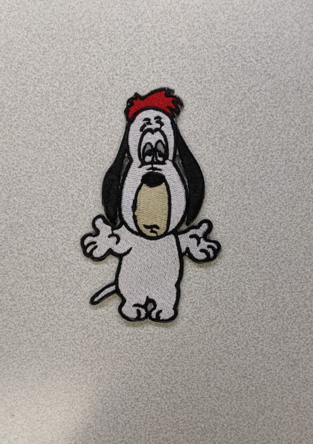Sad Face Cartoon Dog Patch - Etsy