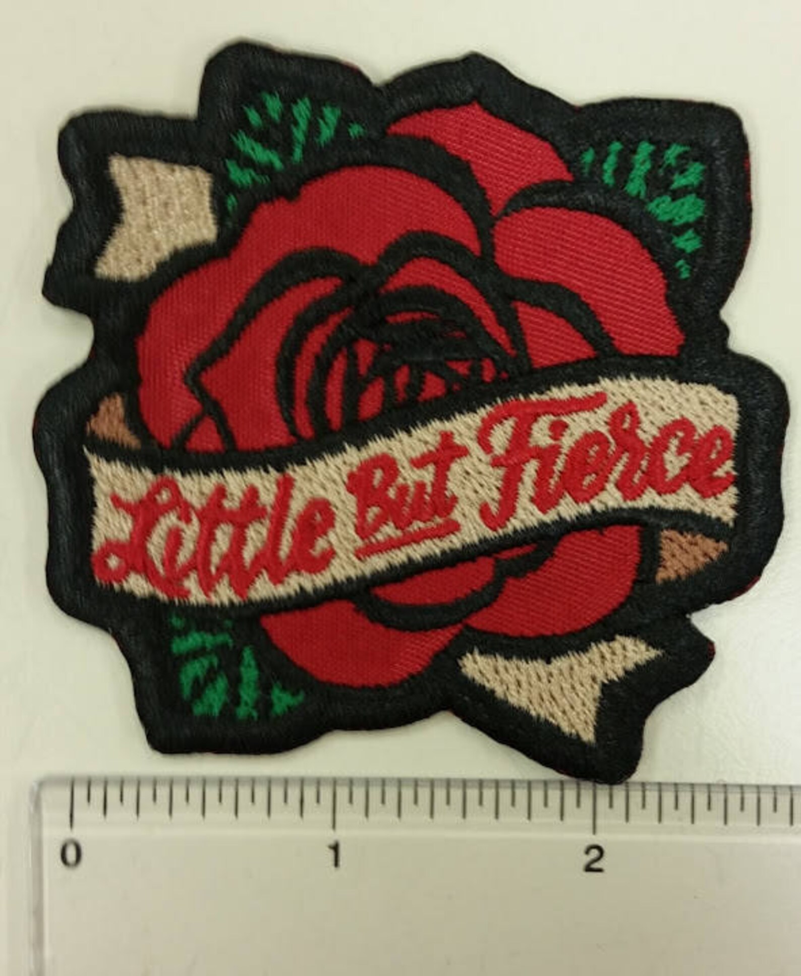 Little but Fierce Embroidered Patch Shakespeare Iron on Patch | Etsy