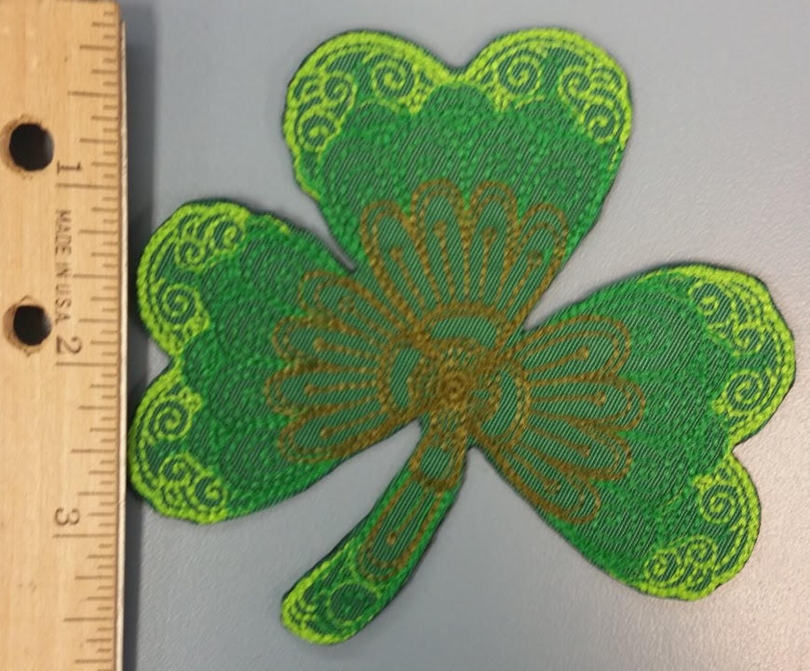 Shamrock Embroidered Applique Patch Mendhika Shamrock Iron on - Etsy