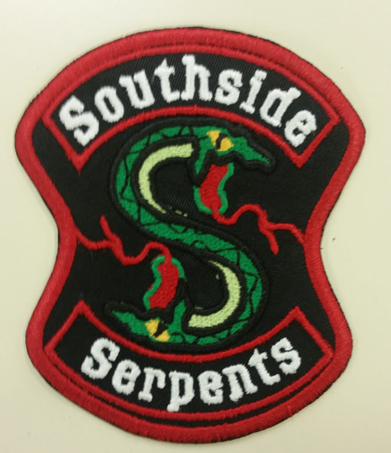 Snake Embroidered Patch TV Inspired Iron on Patch Serpent - Etsy