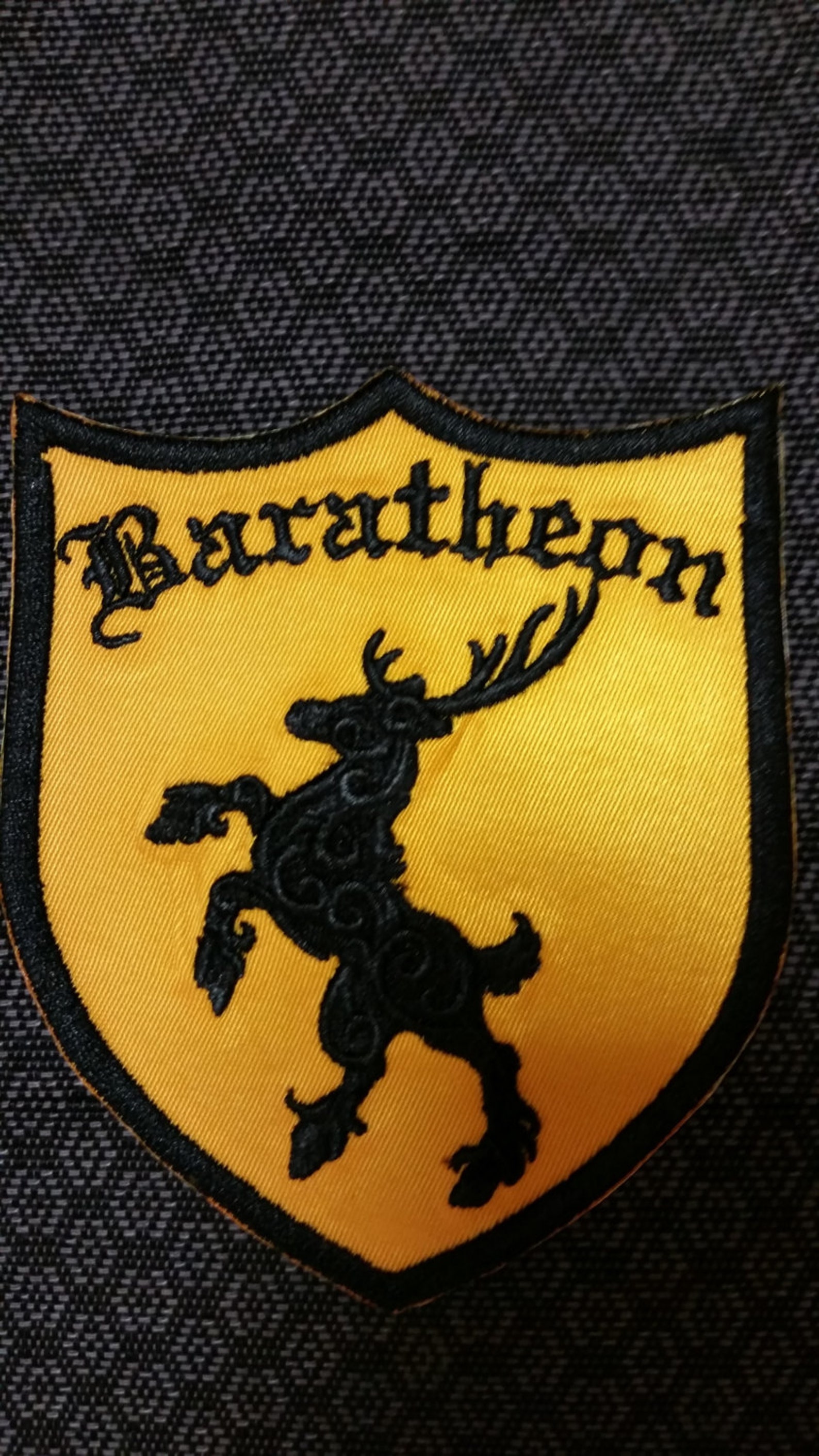 Fantasy House Shield Sigils Embroidered Iron on Patch Wolf - Etsy