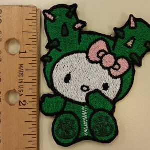 Kitty Tokidoki Embroidered Iron on Patch, Cactus Kitty Patch, Tokidoki ...