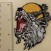 Howl at the Moon Wolf Patch, Embroidered Wolf Patch, Moon Patch ...