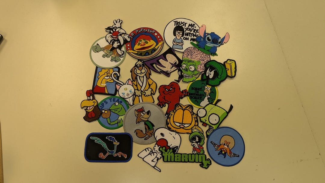 Misc. Cartoon Embroidered Patch Lot - Etsy