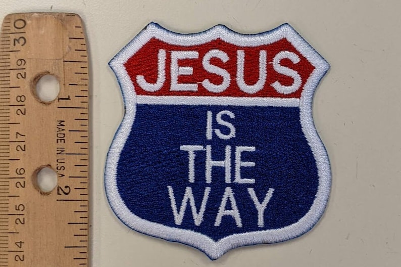 Jesus is the Way Embroidered Patch - Etsy