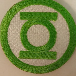 Green Superhero Patch, Superhero Embroidered Patch, Iron on Superhero ...