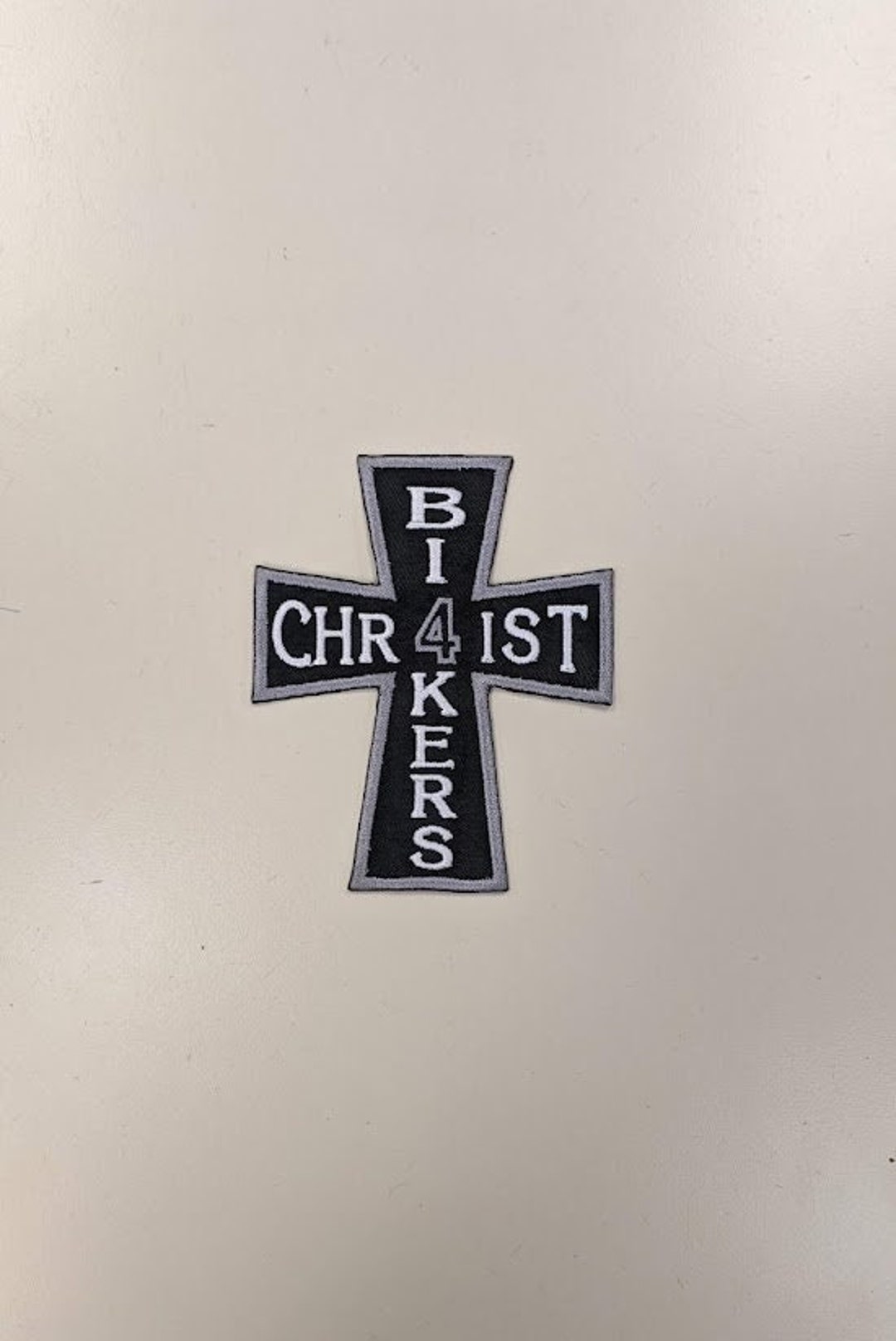 Christian Motorcycle Rider Embroidered Patch - Etsy