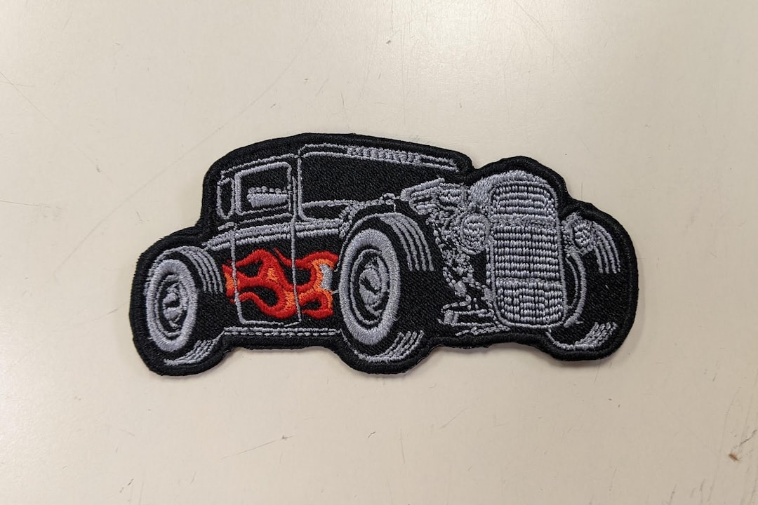 Vintage Roadster Car Embroidered Patch - Etsy