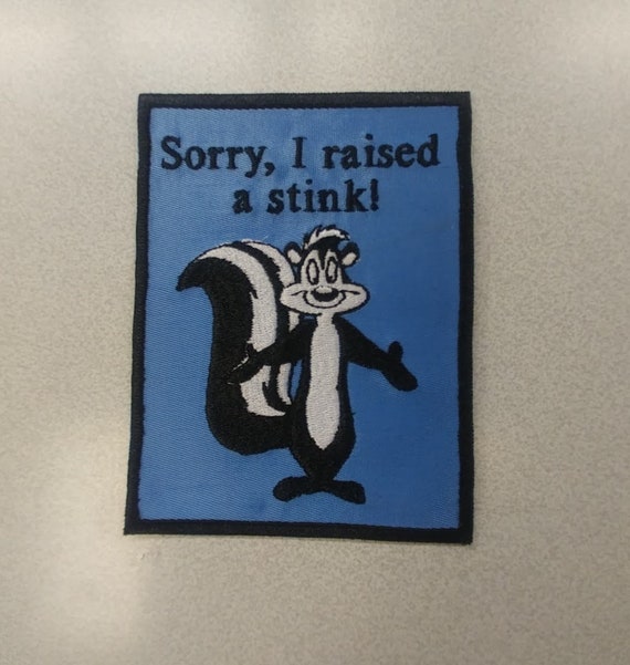 Cartoon Skunk Embroidered Patch - Etsy