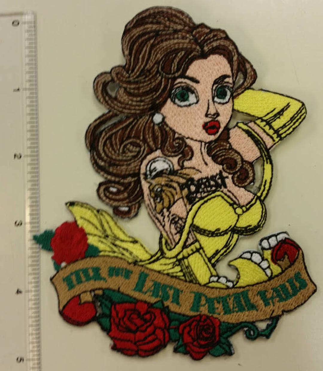 Tattooed Princess Embroidered Patch, Beautiful Princess Patch, Love ...