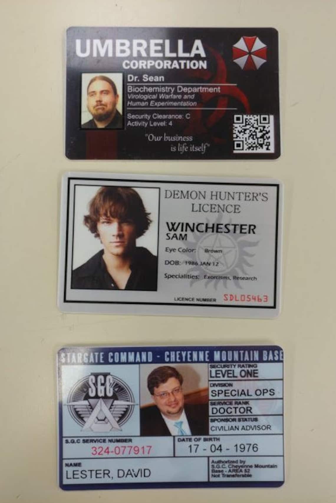 Personalized ID Badges Cosplay Ids Customized ID Badge - Etsy