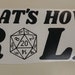 That's How I Roll Gaming Car Decal Vinyl Decal RPG Gamer - Etsy