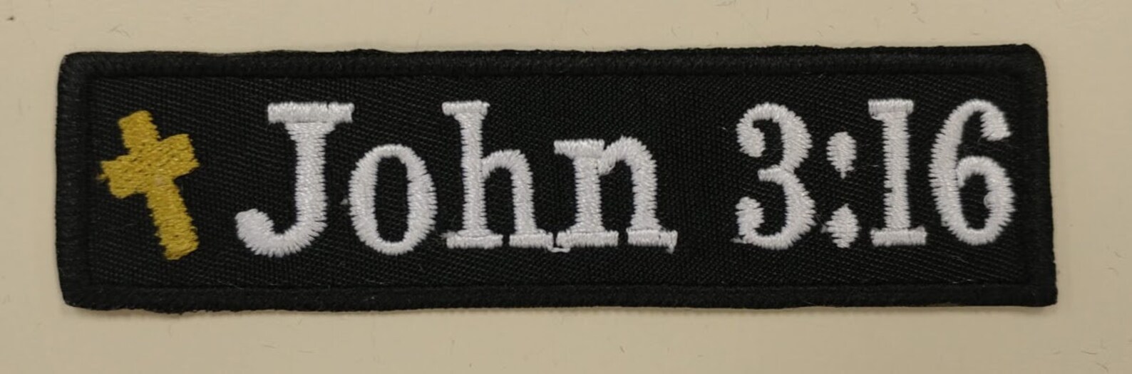 John 3:16 Embroidered Patch Scripture Iron on Patch - Etsy