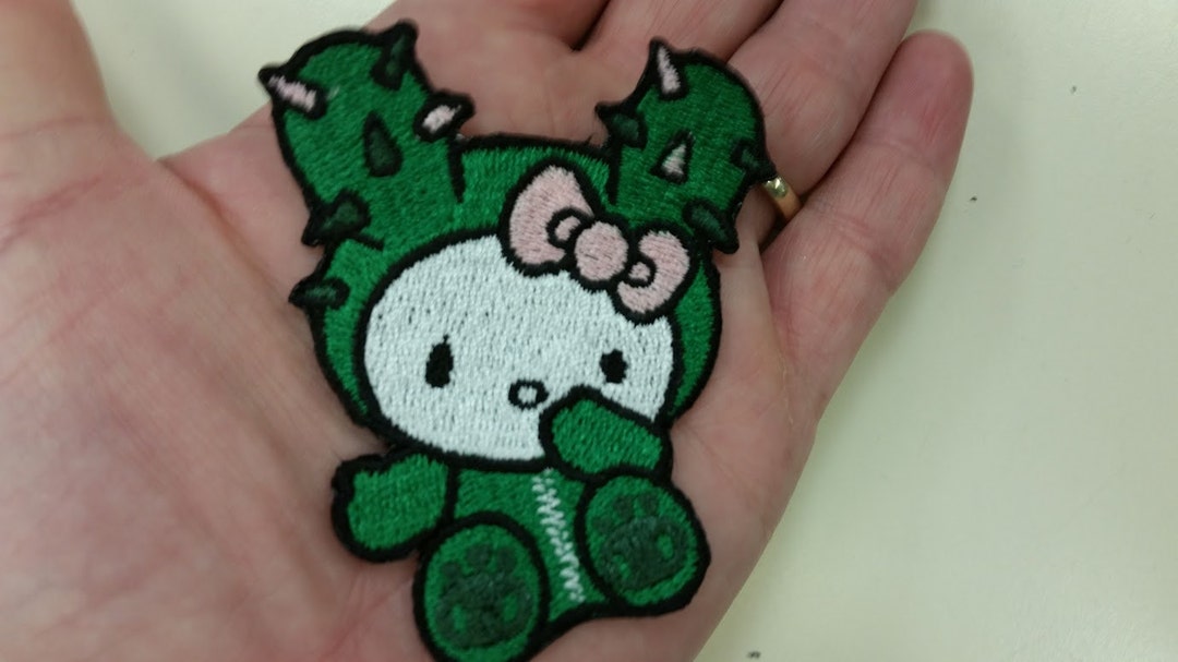 Kitty Tokidoki Embroidered Iron on Patch, Cactus Kitty Patch, Tokidoki ...