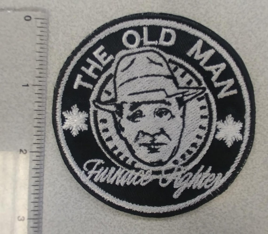 Christmas Old Man Embroidered Patch - Etsy