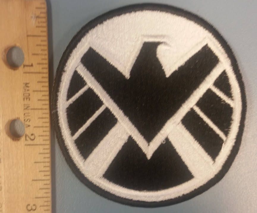 Superhero Agents Embroidered Patch, Iron on Cosplay Superhero Patch