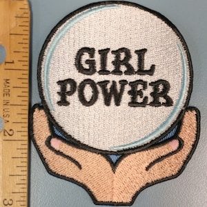 Girl Power Embroidered Patch, Girl Power Iron on Patch - Etsy