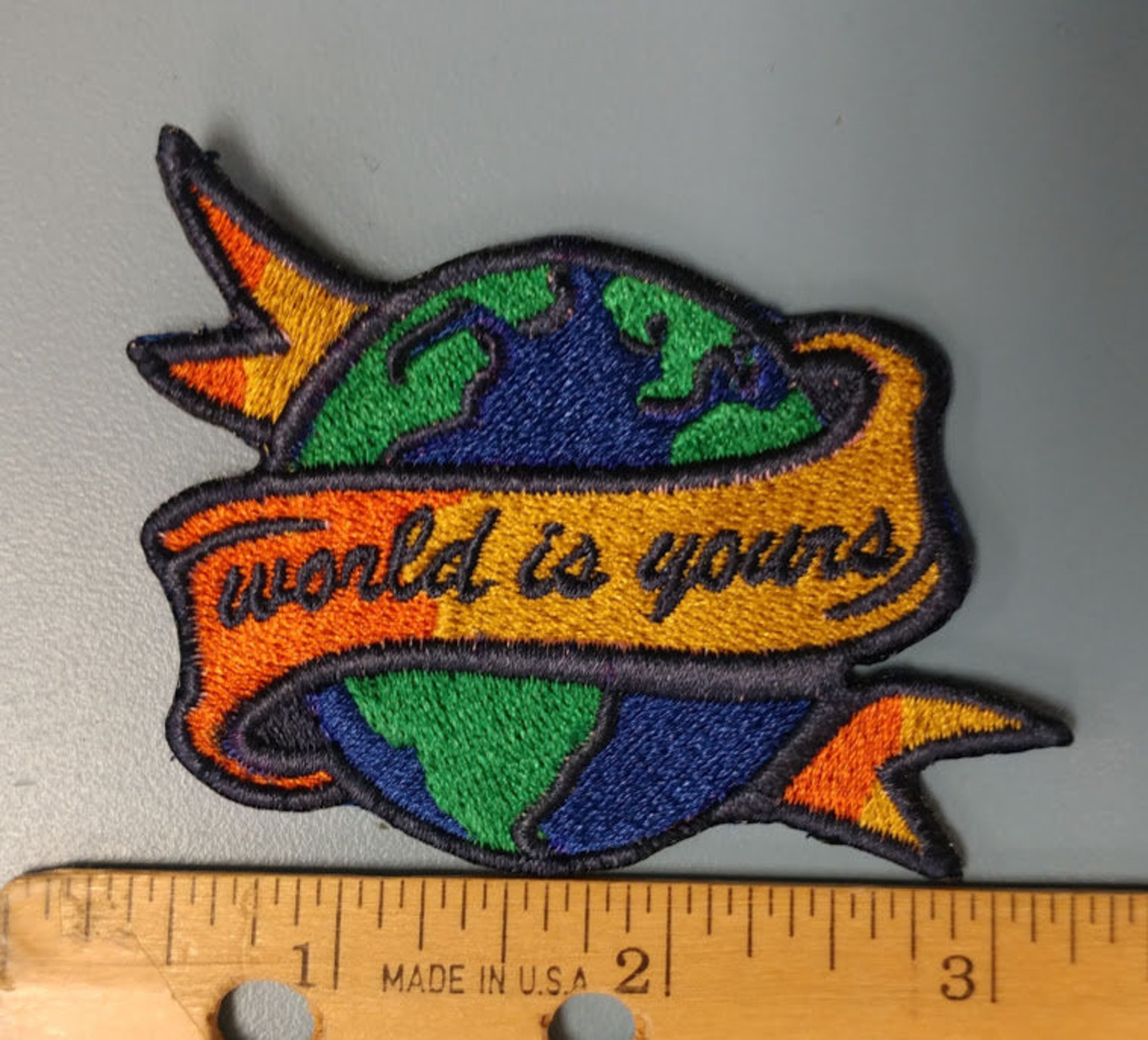 Travel Wanderlust Embroidered Patch Iron on World Travel | Etsy