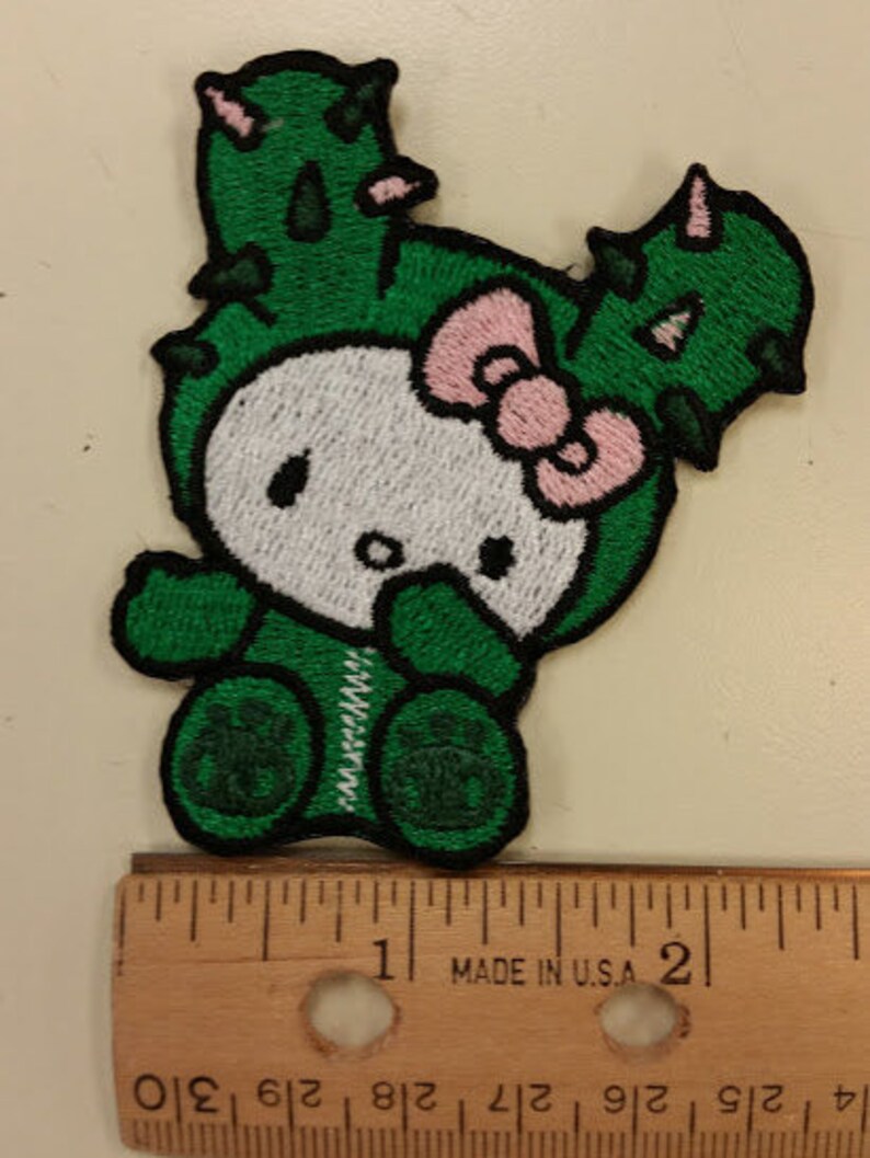 Kitty Tokidoki Embroidered Iron on Patch, Cactus Kitty Patch, Tokidoki ...