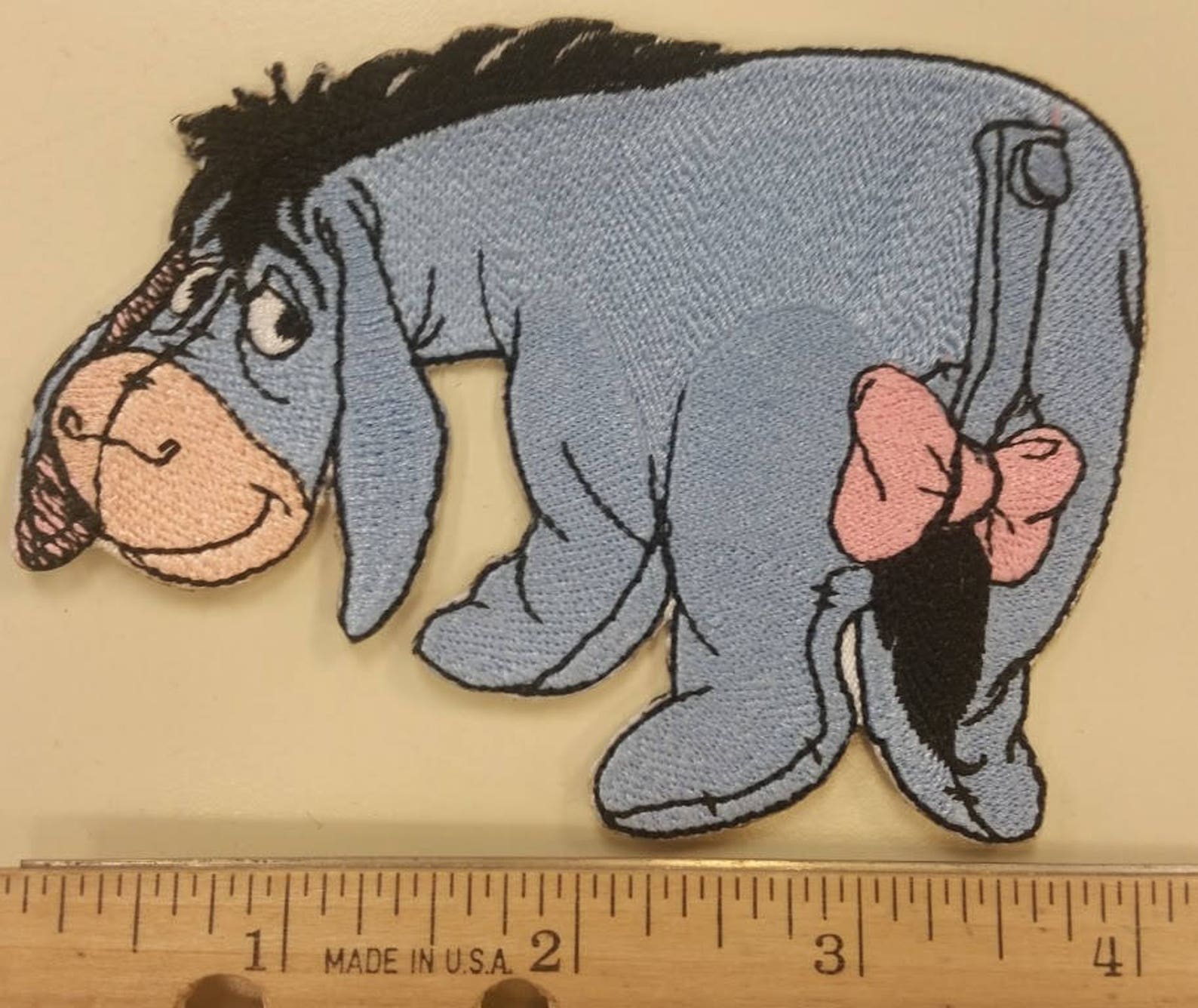 Cartoon Donkey Embroidered Patch, Donkey Character Iron on Patch ...
