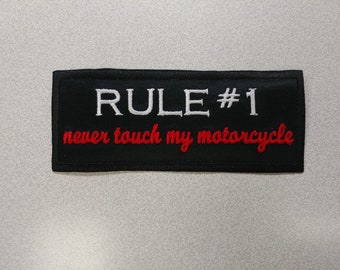 Motorcycle Patch Never Lost Embroidered Patch Biker Iron on - Etsy