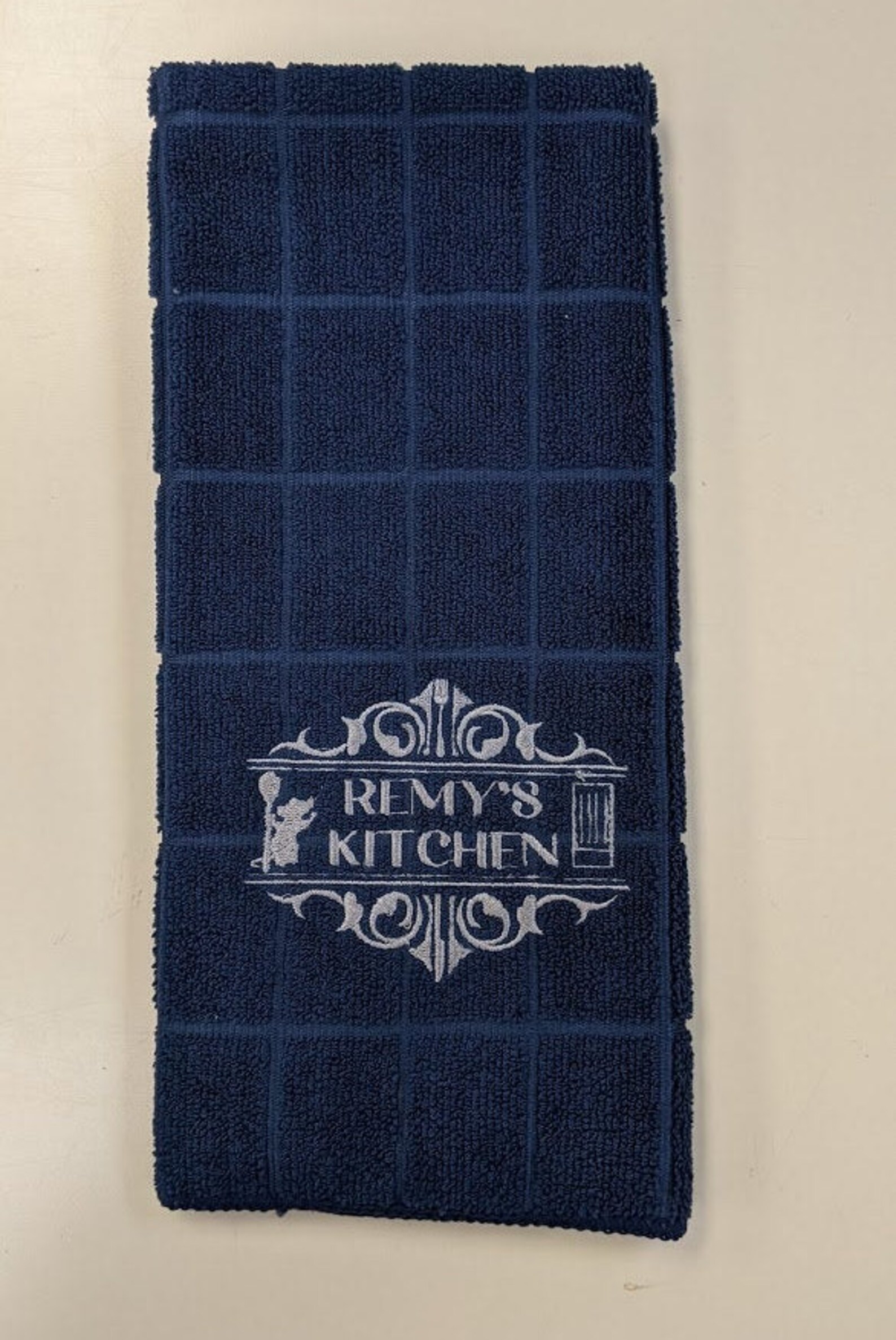 Cartoon Rat Inspired Embroidered Kitchen Towel - Etsy