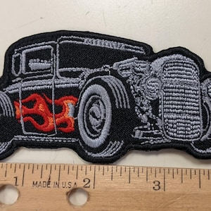 Vintage Roadster Car Embroidered Patch - Etsy
