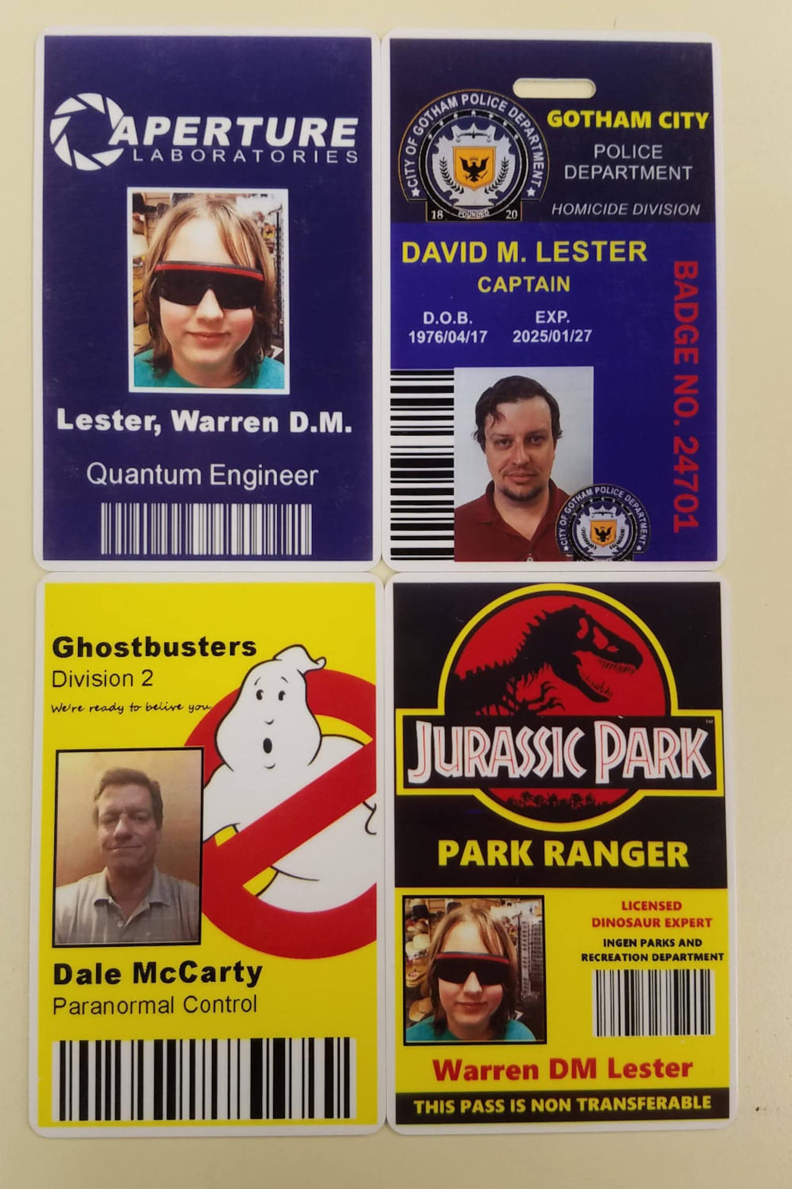 Personalized ID Badges Cosplay Ids Customized ID Badge - Etsy