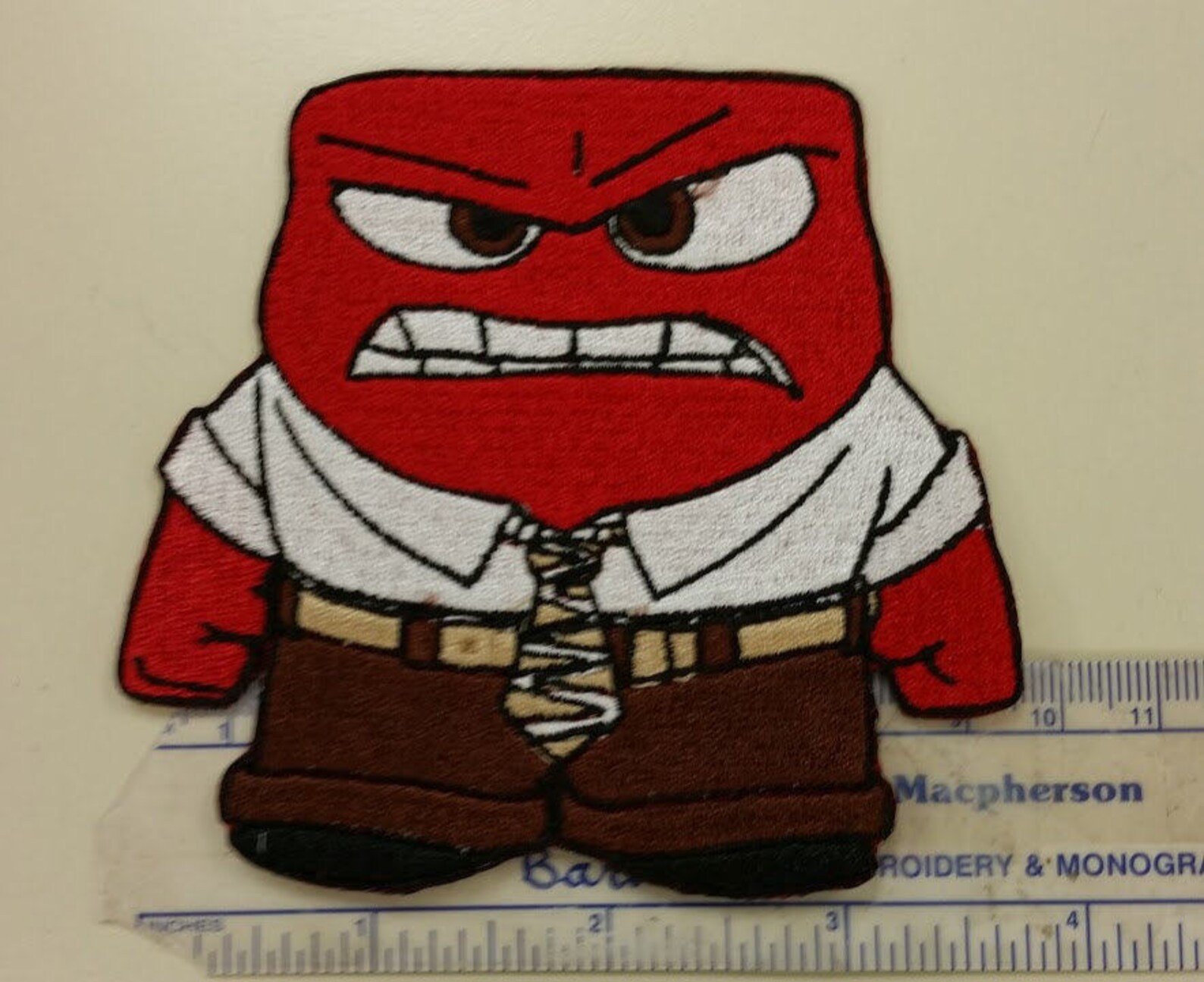 Cartoon Character Angry Patch Cute Anger Embroidered Patch | Etsy