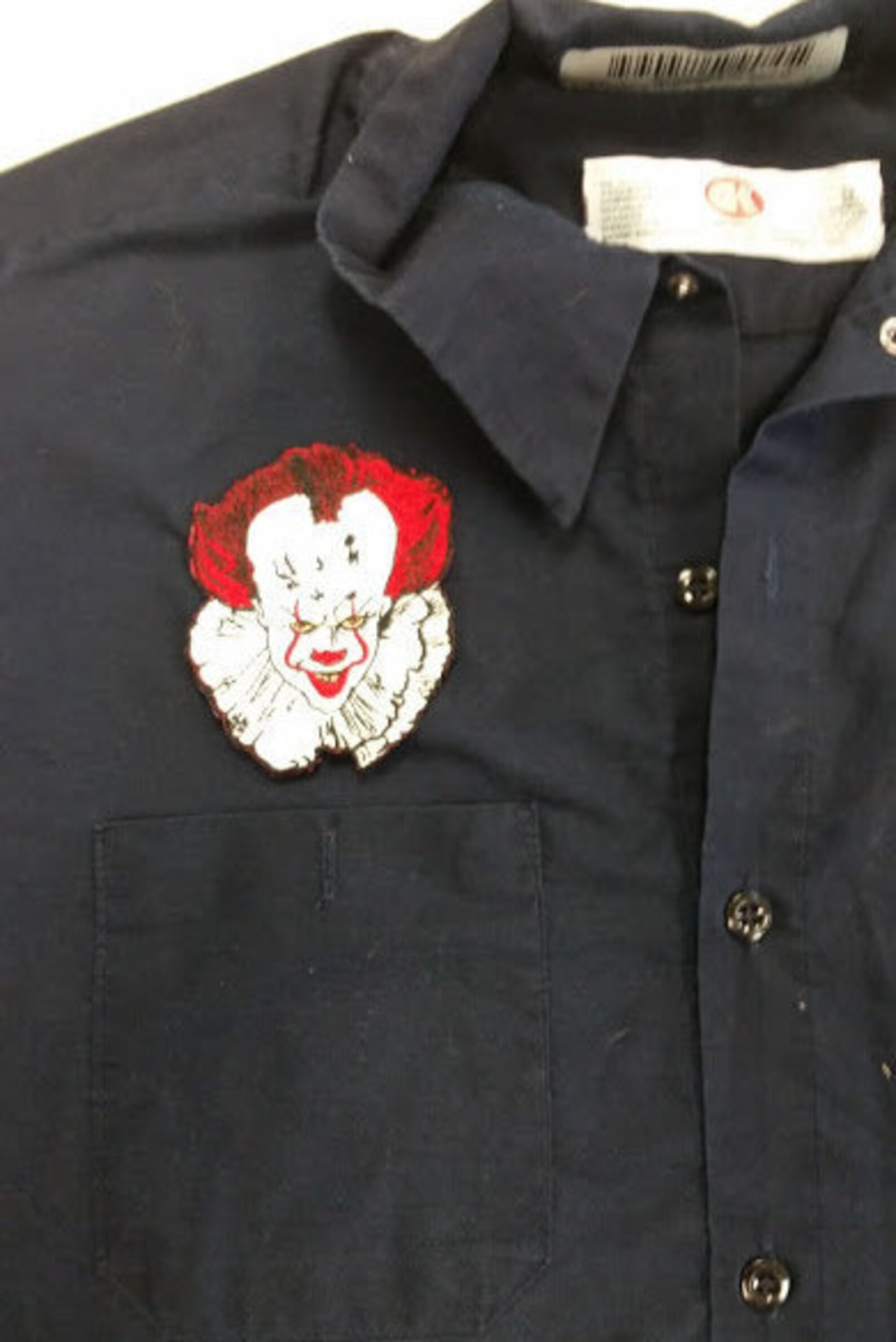 Scary Clown Embroidered Patch Horror Clown Patch Clown Iron - Etsy