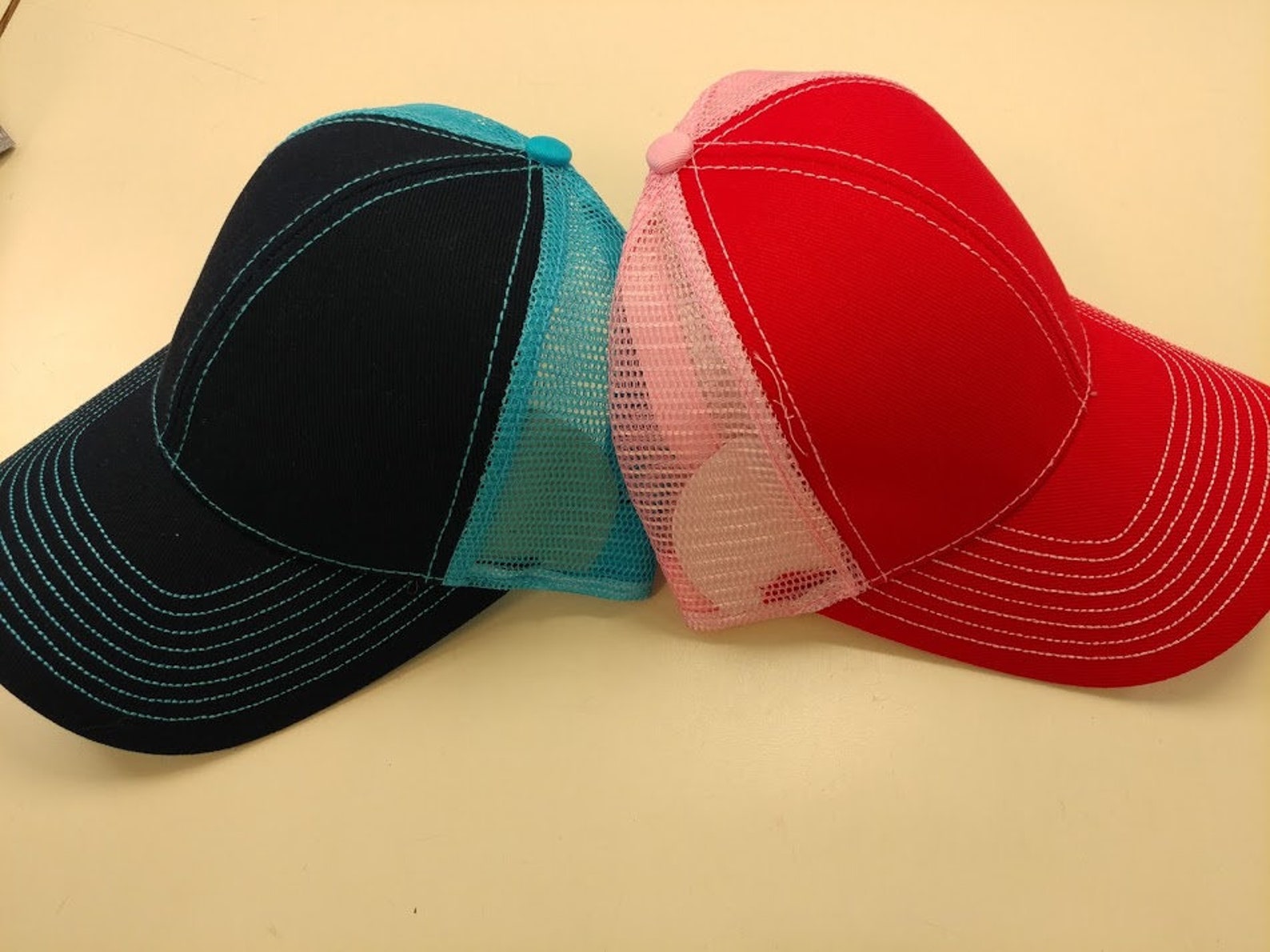 Monogrammed Initial Cap With Mesh Back, Embroidered Initials Cap - Etsy