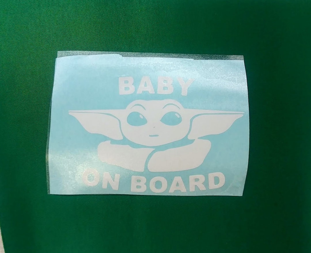Baby Alien on Board Decal - Etsy
