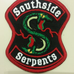 Snake Embroidered Patch, TV Inspired Iron on Patch, Serpent Patch - Etsy