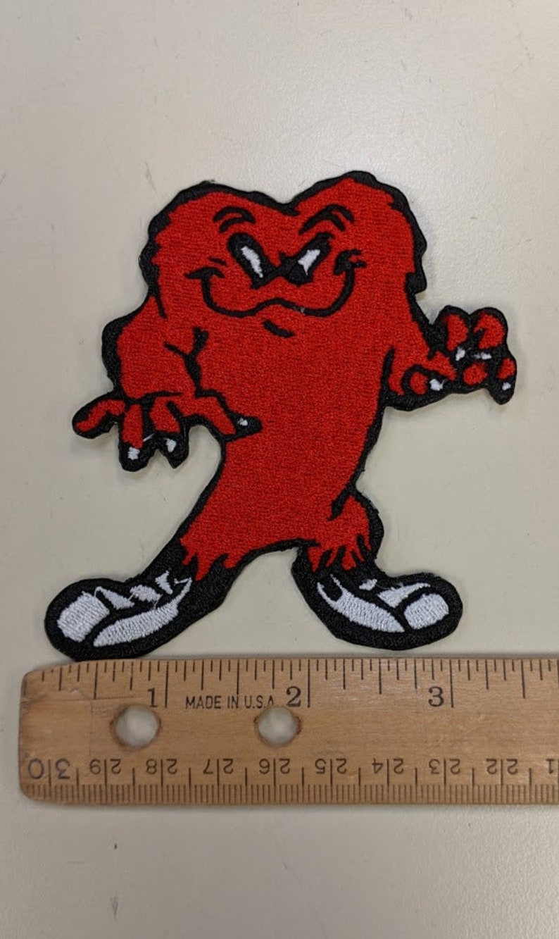 Hairy Cartoon Monster Patch - Etsy