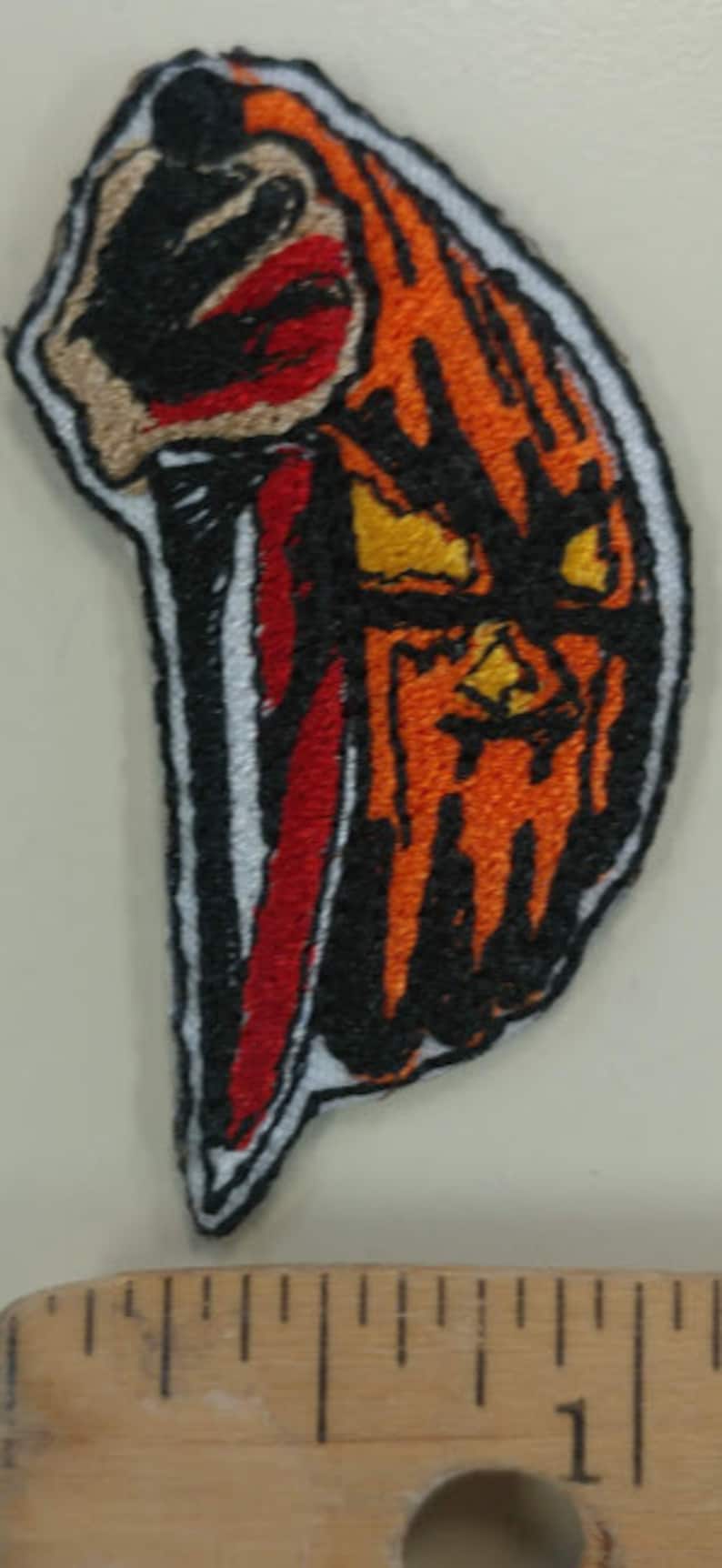 Halloween Scary Embroidered Patch, Killer Iron on Patch - Etsy