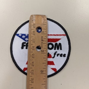 Patriotic American Freedom Patch - Etsy