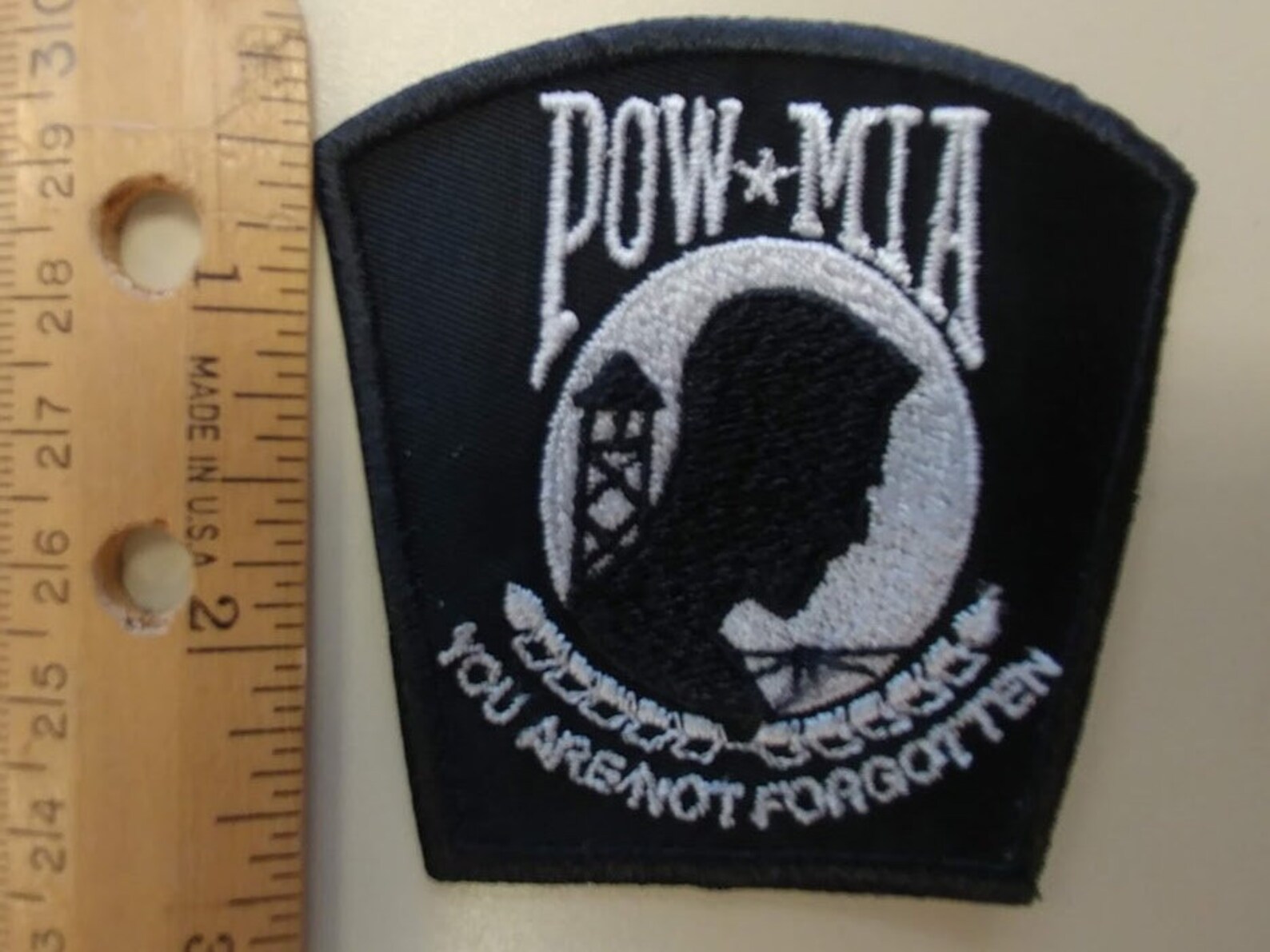 POW Embroidered Patch Iron on Remembrance Vet Patch - Etsy