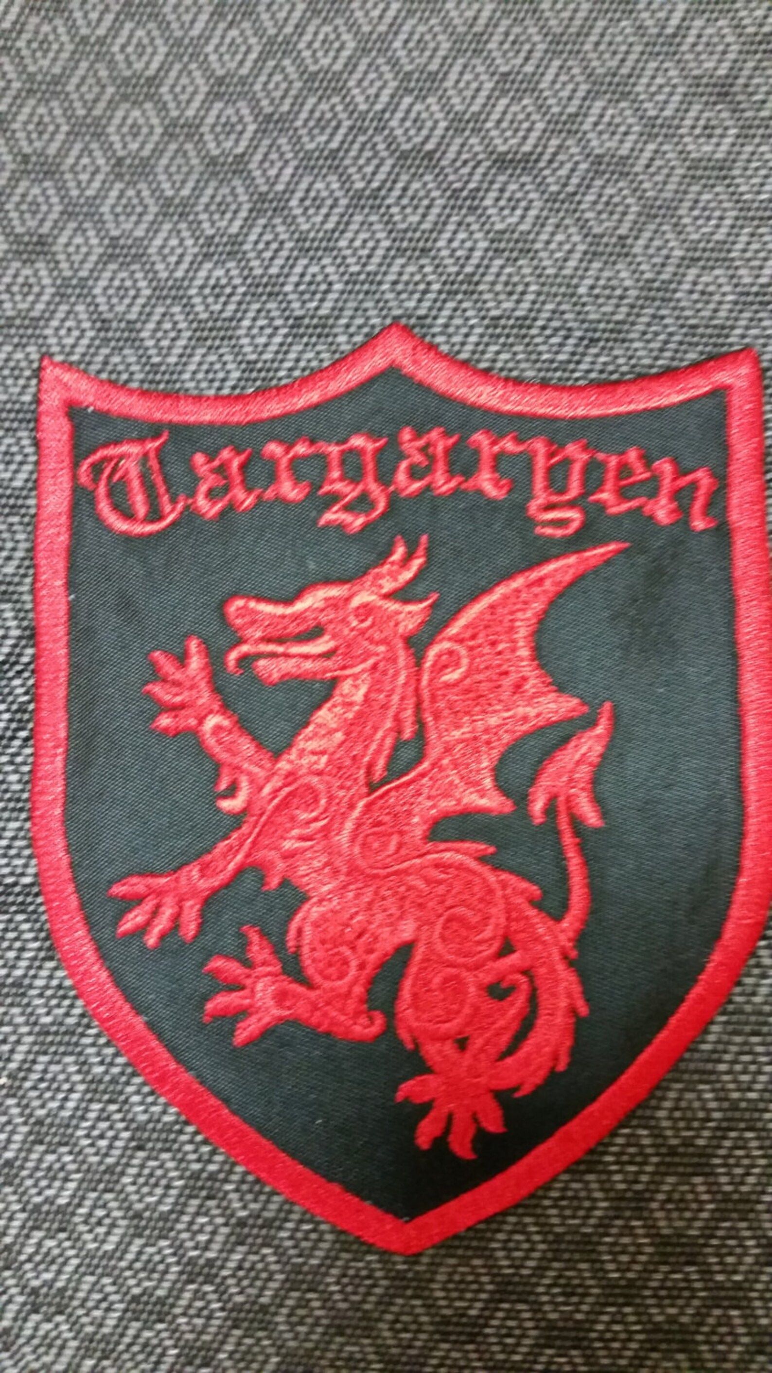 Fantasy House Shield Sigils Embroidered Iron on Patch Wolf - Etsy