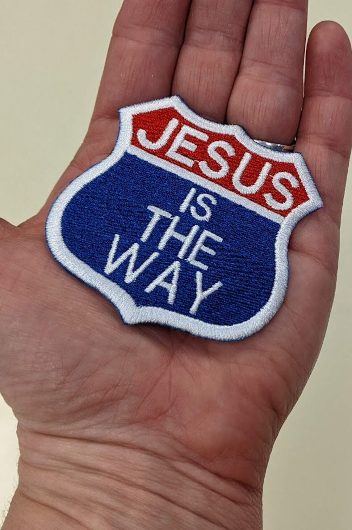Jesus is the Way Embroidered Patch - Etsy