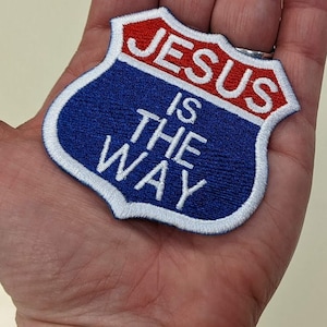 Jesus is the Way Embroidered Patch - Etsy