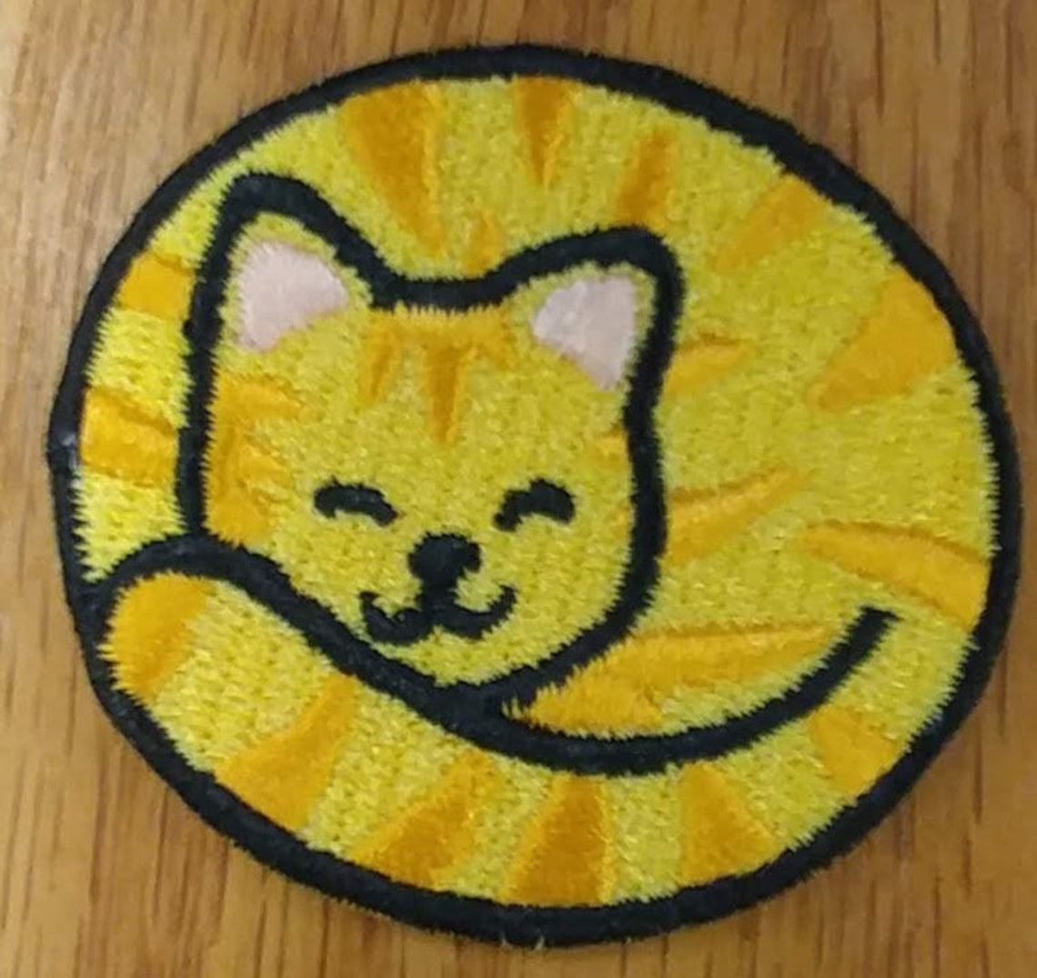 Small Tabby Cat Patch Embroidered Iron on Cat Patch | Etsy