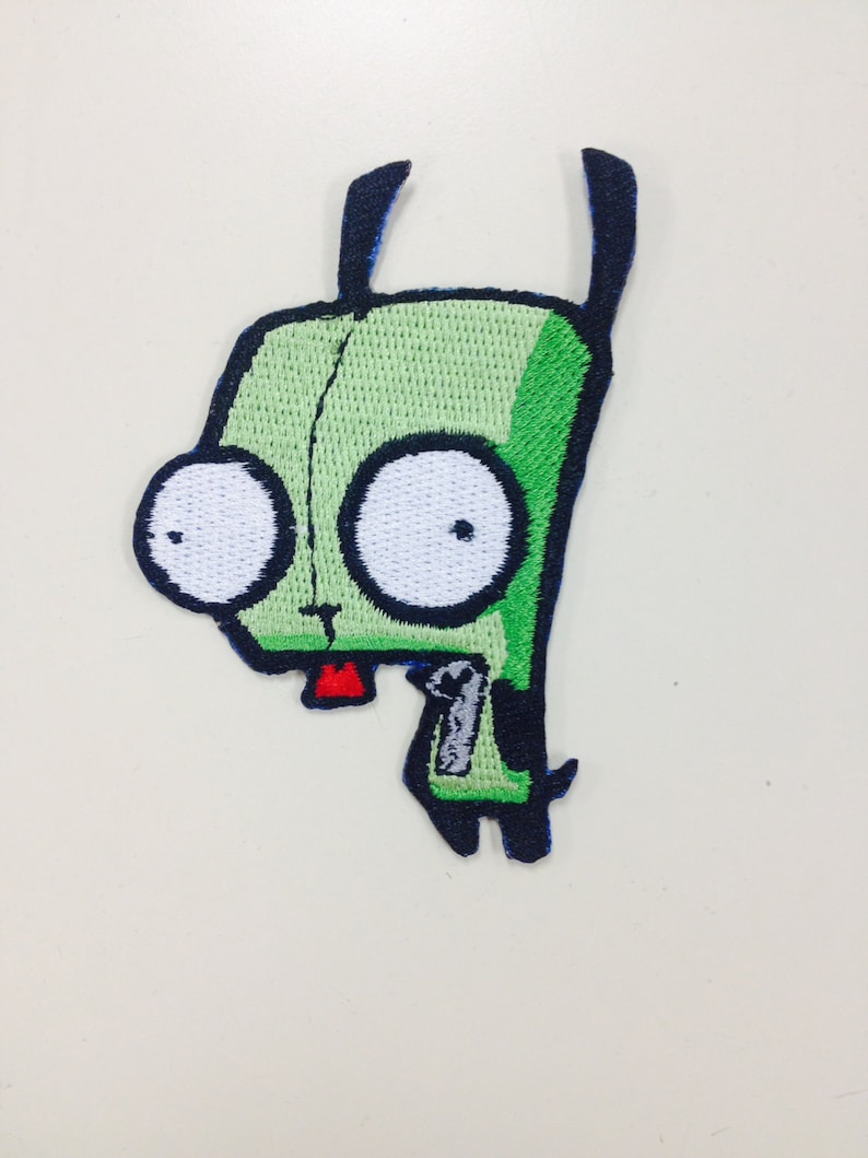 Taco Loving Alien Embroidered Iron on Patch Cartoon Iron on - Etsy