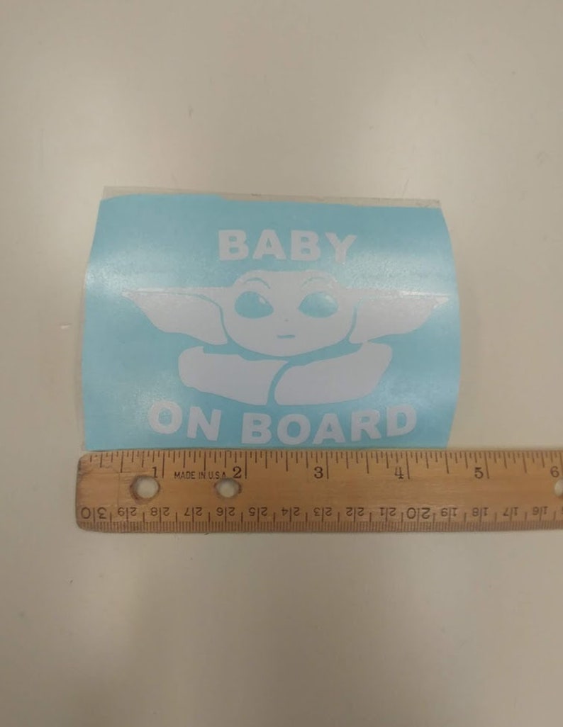 Baby Alien on Board Decal - Etsy