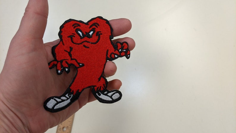 Hairy Cartoon Monster Patch | Etsy