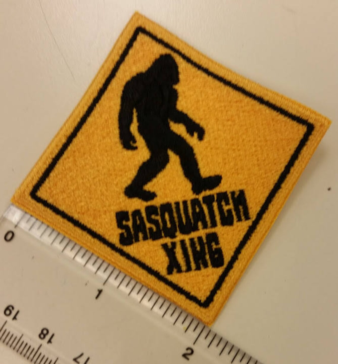 Sasquatch Crossing Embroidered Patch Bigfoot Iron on Patch - Etsy