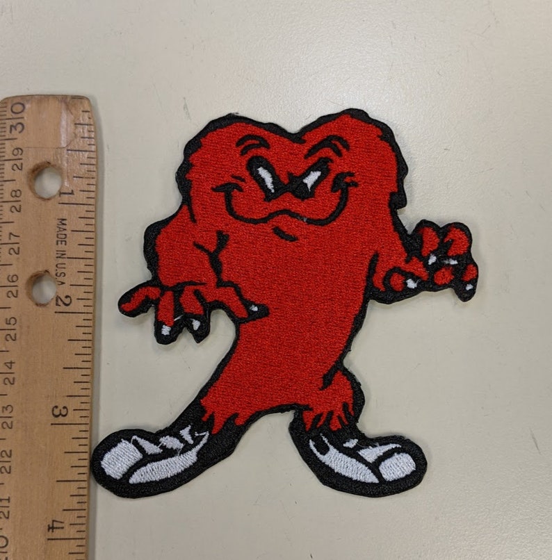 Hairy Cartoon Monster Patch | Etsy