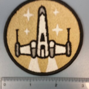 Sci Fi Starfighter Embroidered Patch, Iron on Star Ship Patch - Etsy