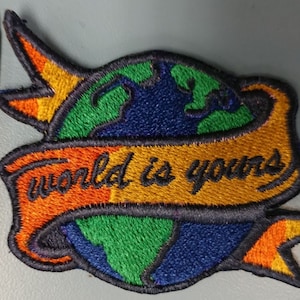 Travel Wanderlust Embroidered Patch, Iron on World Travel Patch - Etsy